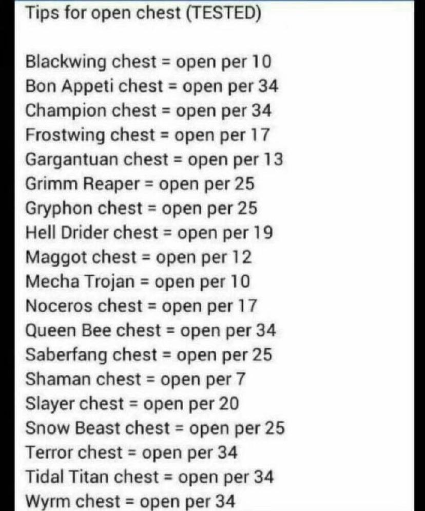 Is this really true? Or is opening 100 chests at once better? | Scrolller