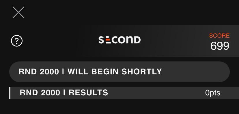It ended as my points were the most uneven. But on the bright side it says haha funny number ...