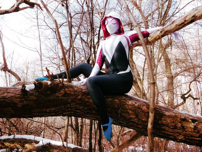 It’s Gwen, actually. I’m from another dimension. I mean, another, another dimension. (SpiderGwen ...