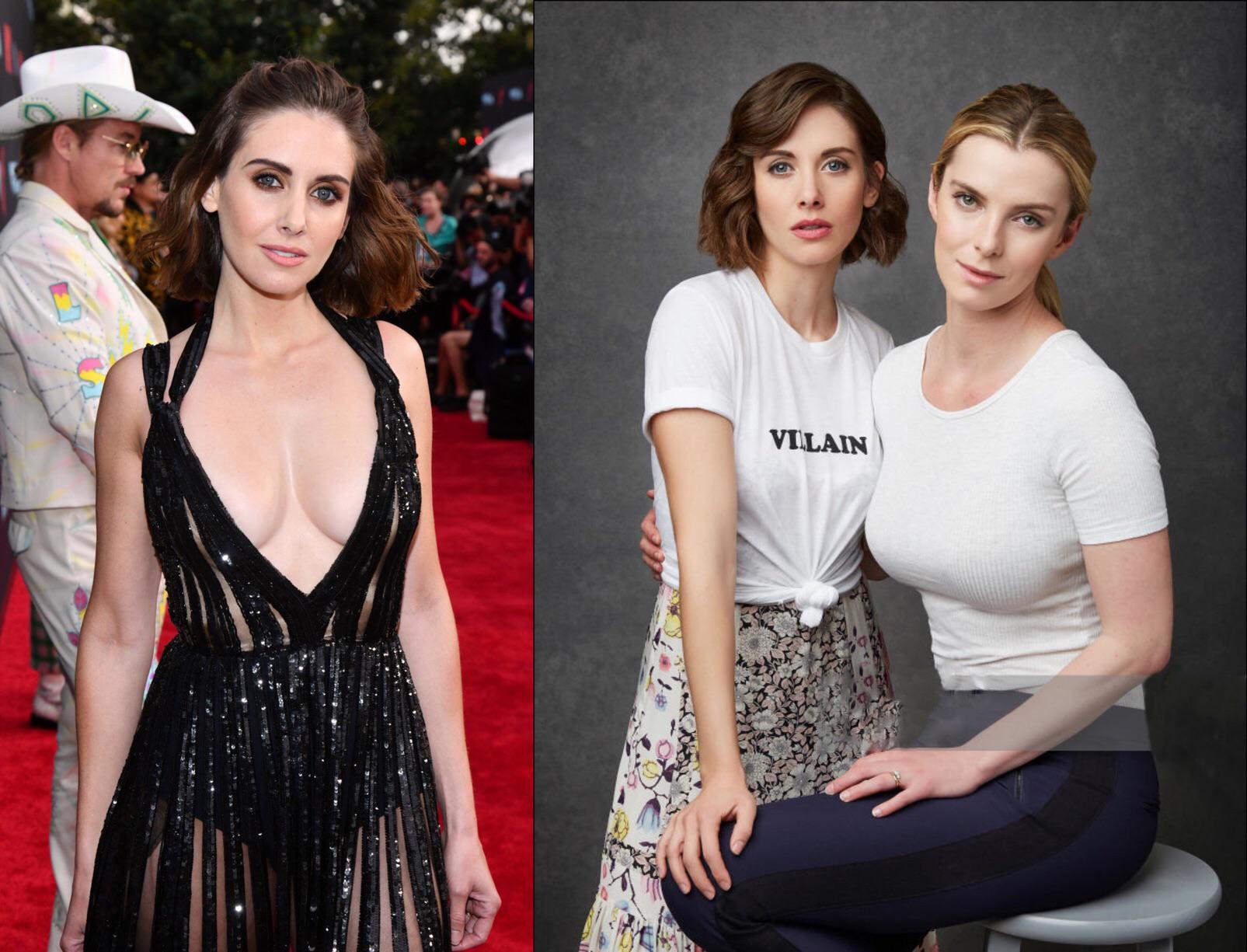 It’s impressive how small Alison Brie’s tits look compared to Betty Gilpin’s. | Scrolller