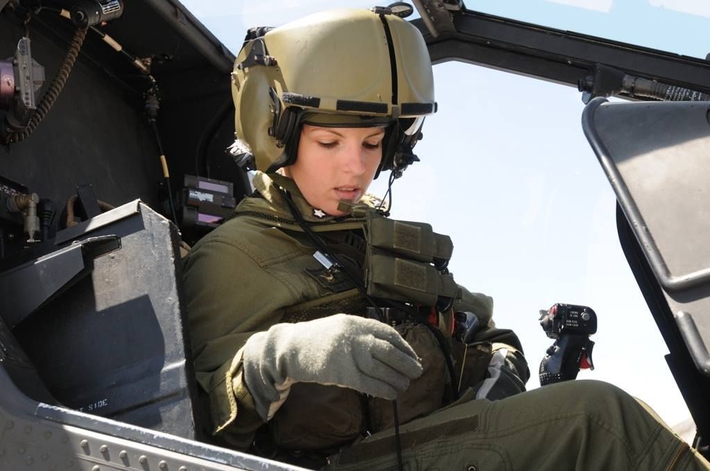 Italian pilot of an A129 Mangusta ( "Mongoose" ) attack helicopter. | Scrolller