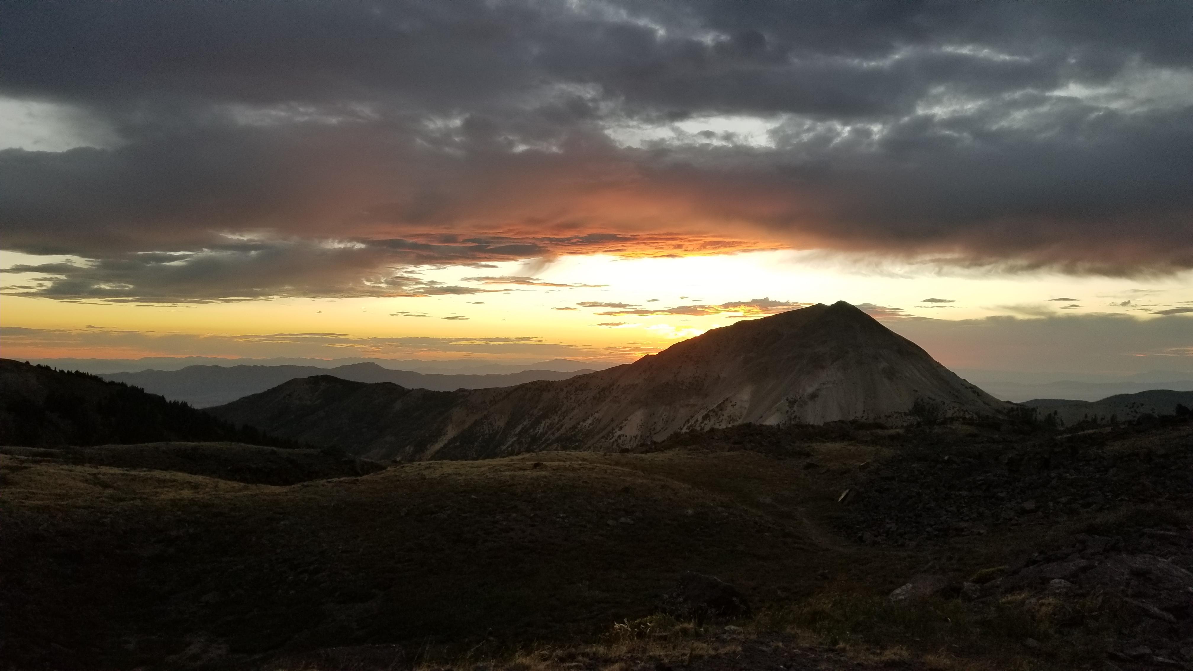 ITAP of a sunset in the Tushar mtns | Scrolller