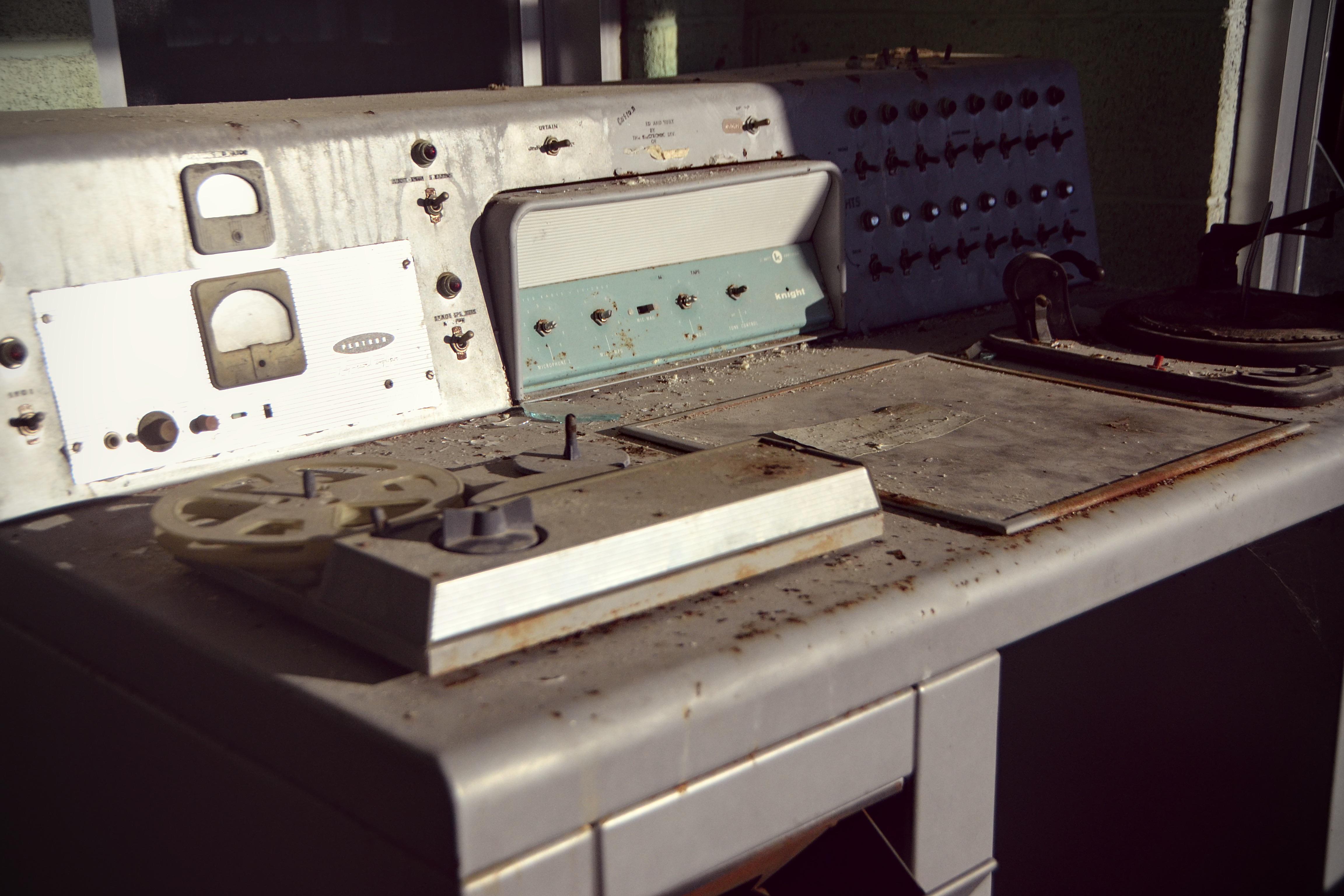 ITAP of the control booth for an old auditorium stage | Scrolller
