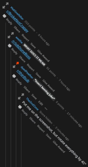 It's all gone sideways. | Scrolller