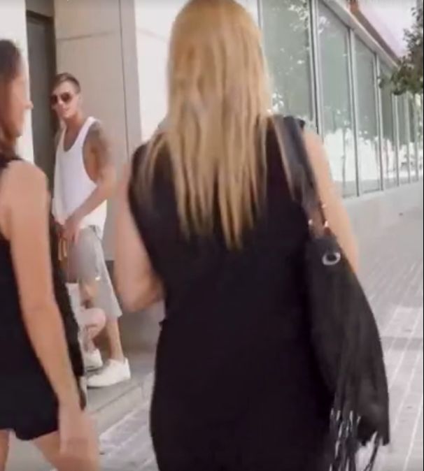 It's always so embarrassing when you are not dressed nice and you run into relatives in public ...