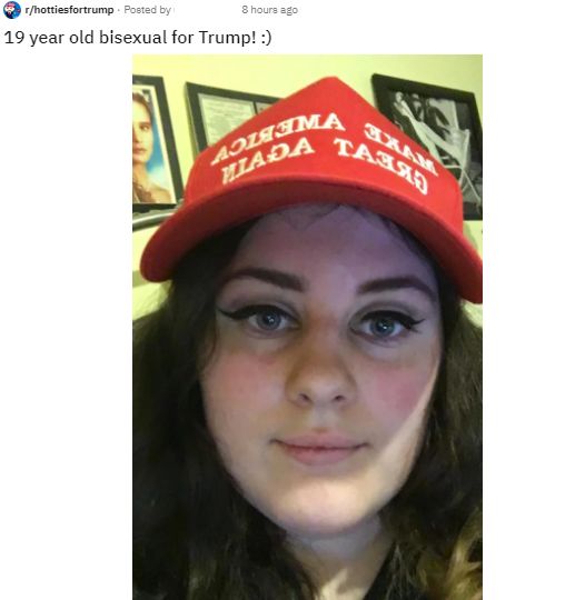 It's called HOTTIES for Trump for a reason | Scrolller