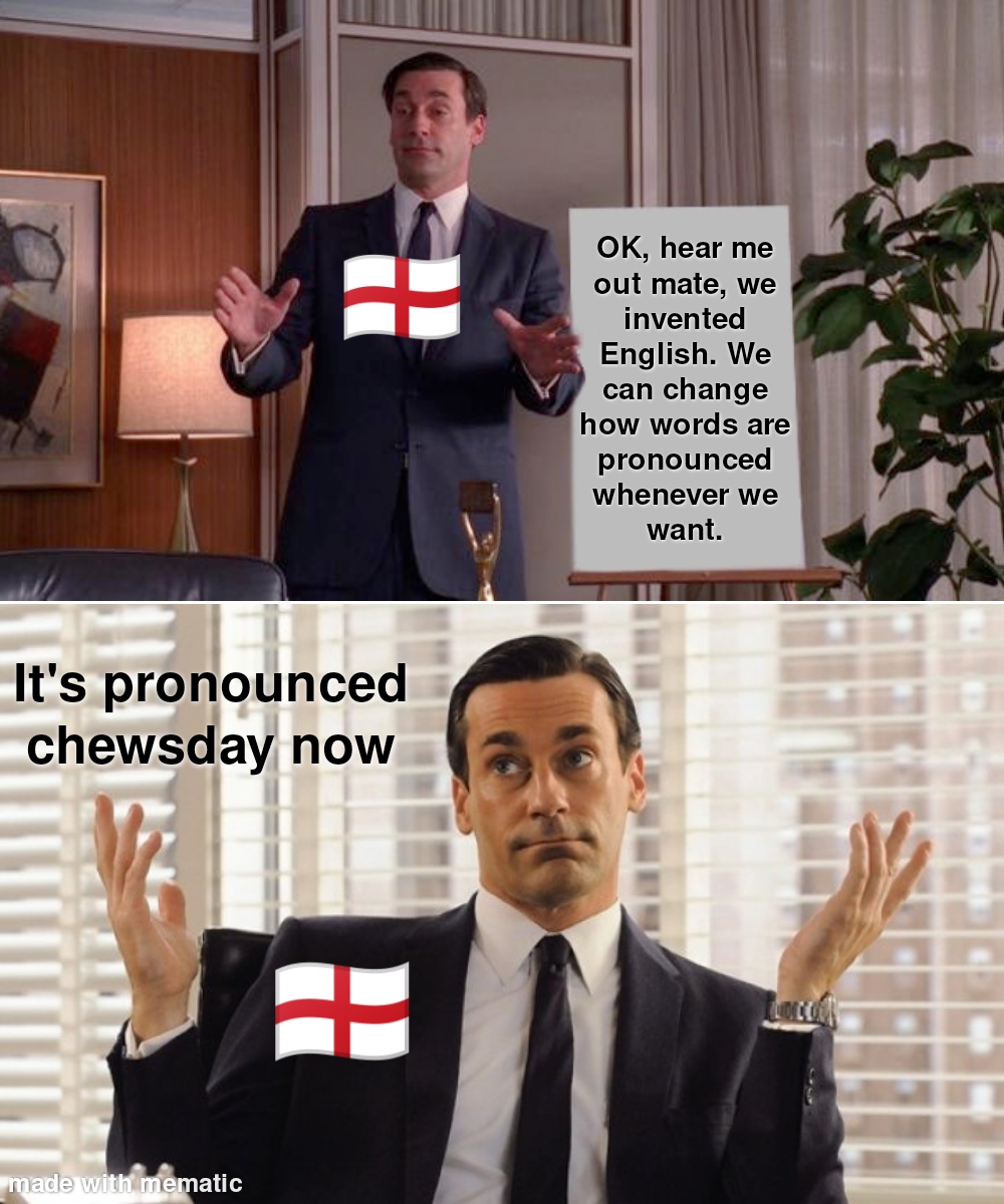 It's chewsday bruv. | Scrolller