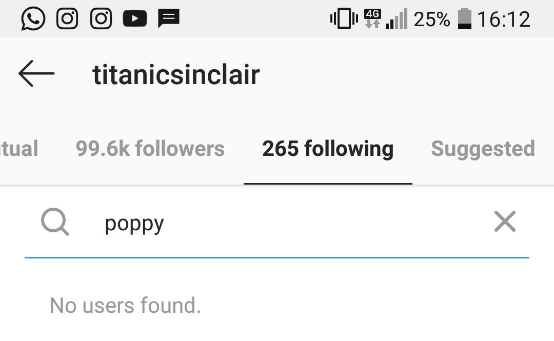 It's finally happened: Titanic too unfollowed Poppy | Scrolller