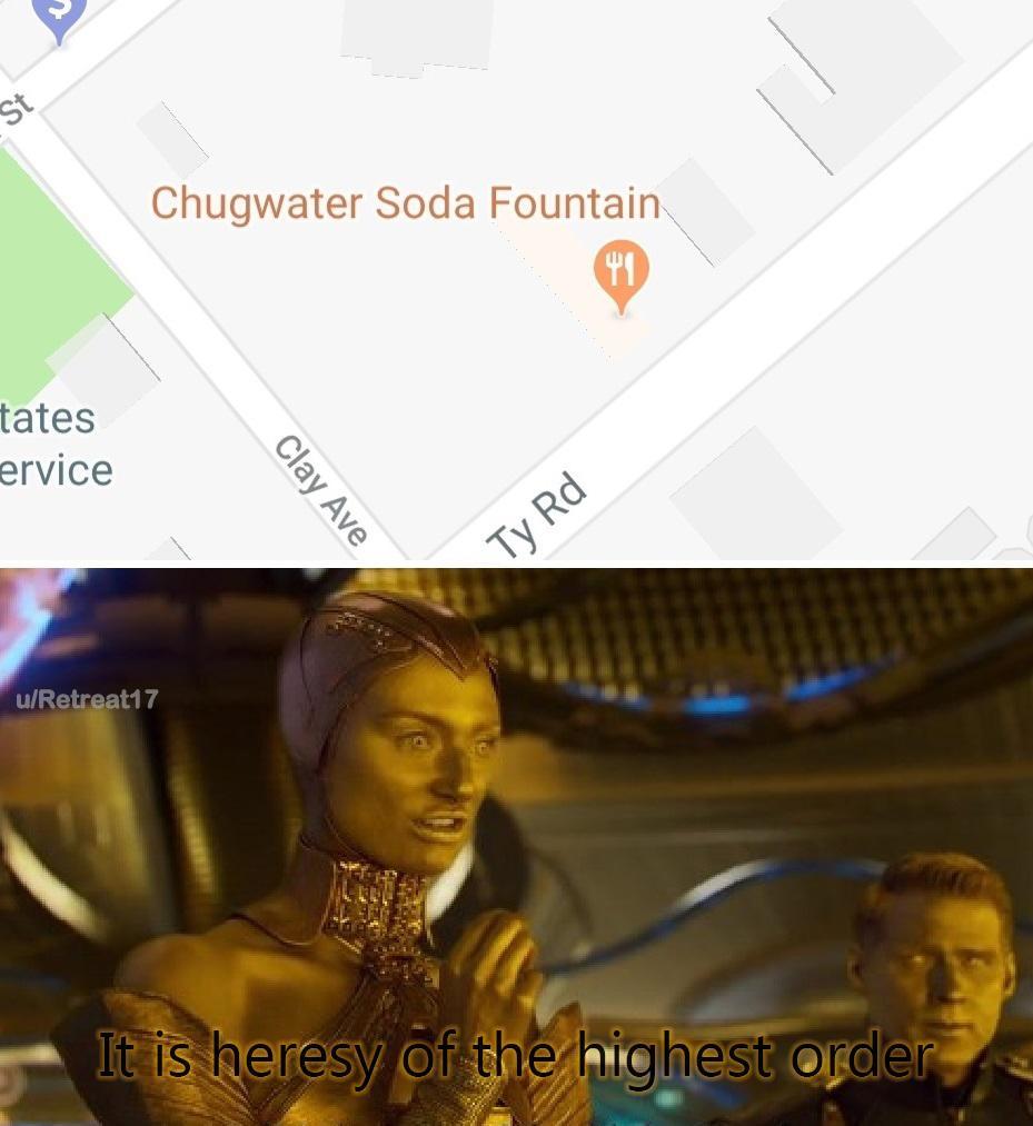 Its heretical as the tarnish the noble act of chugging water | Scrolller