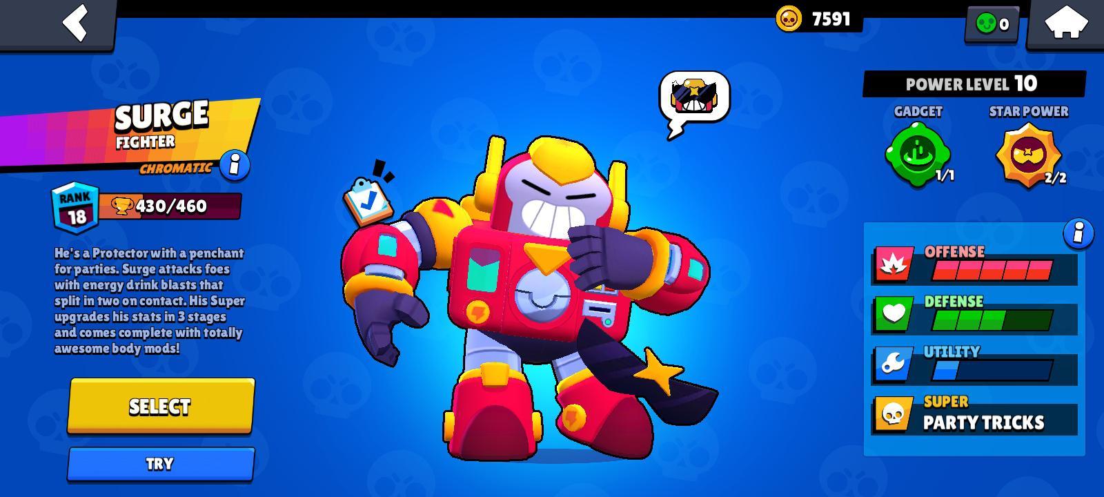 It's my birthday, and I maxed out my favourite brawler, surge! | Scrolller