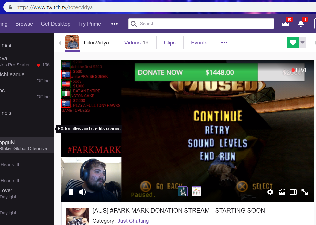 It's on like Donkey Kong: Charity stream for Australia's trans youth is underway at twitch.tv ...