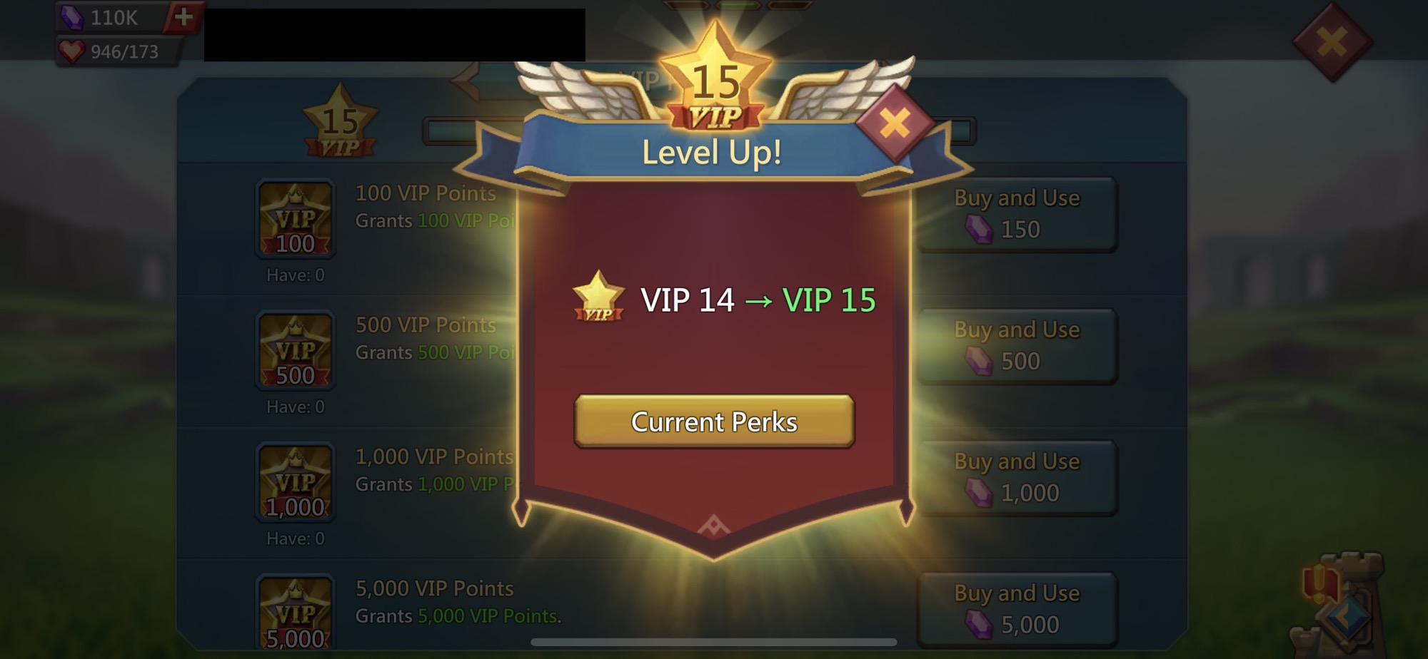 Its taken me years, but I finally reached VIP level 15 | Scrolller