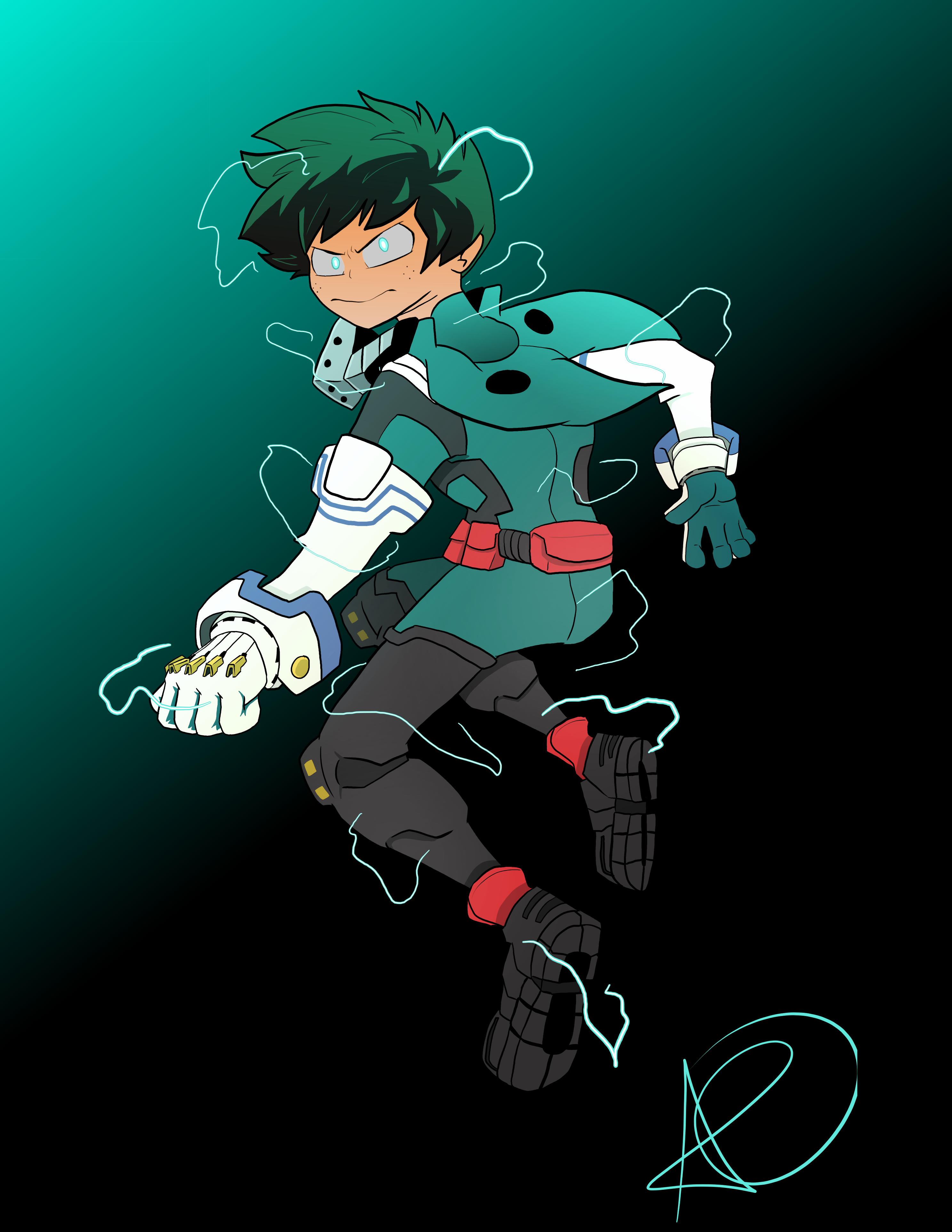 I've made some artwork of Deku! | Scrolller