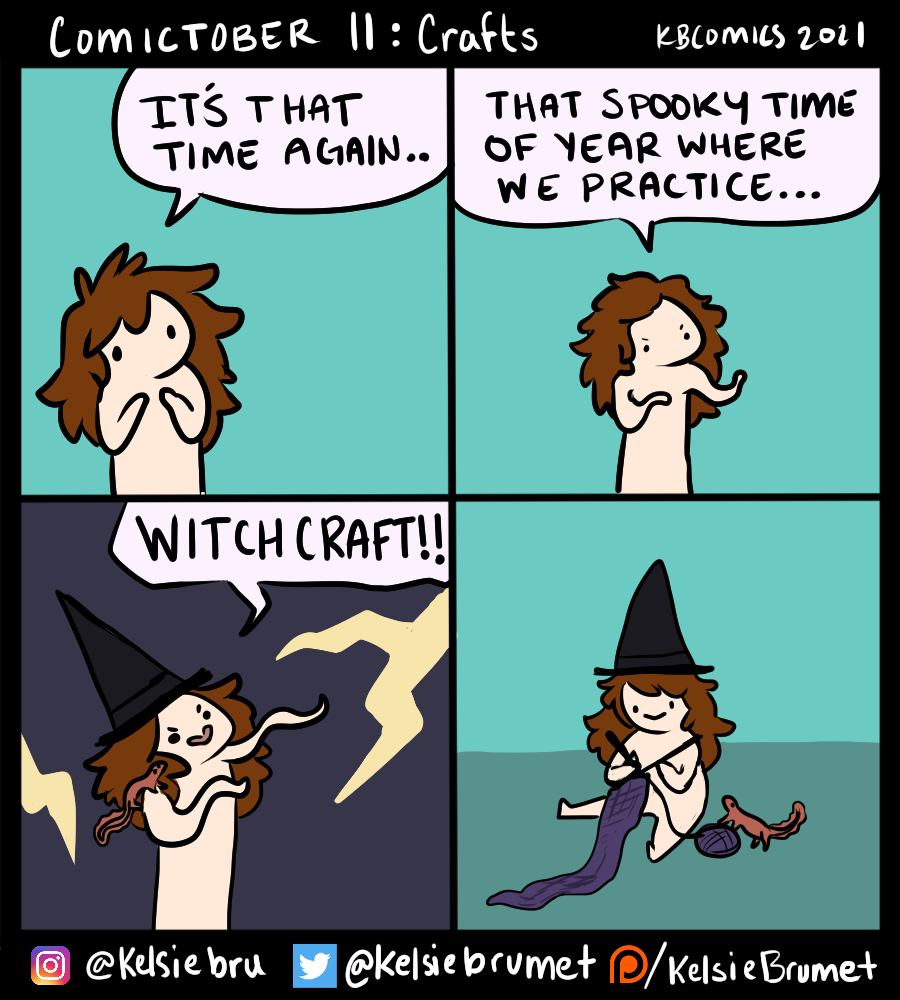 I've watched people knit before and that shit is basically magic so same difference, really ...