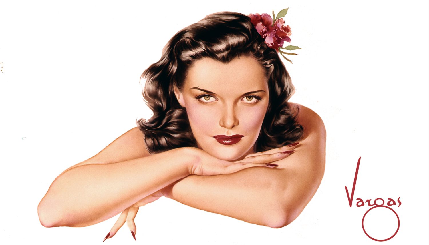 Jane Russell by Alberto Vargas. 1942 | Scrolller