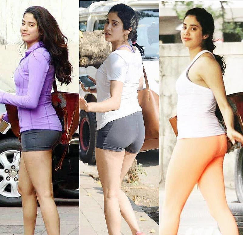 Janhvi Kapoor posing for paparazzi - Hot Bollywood actress. | Scrolller