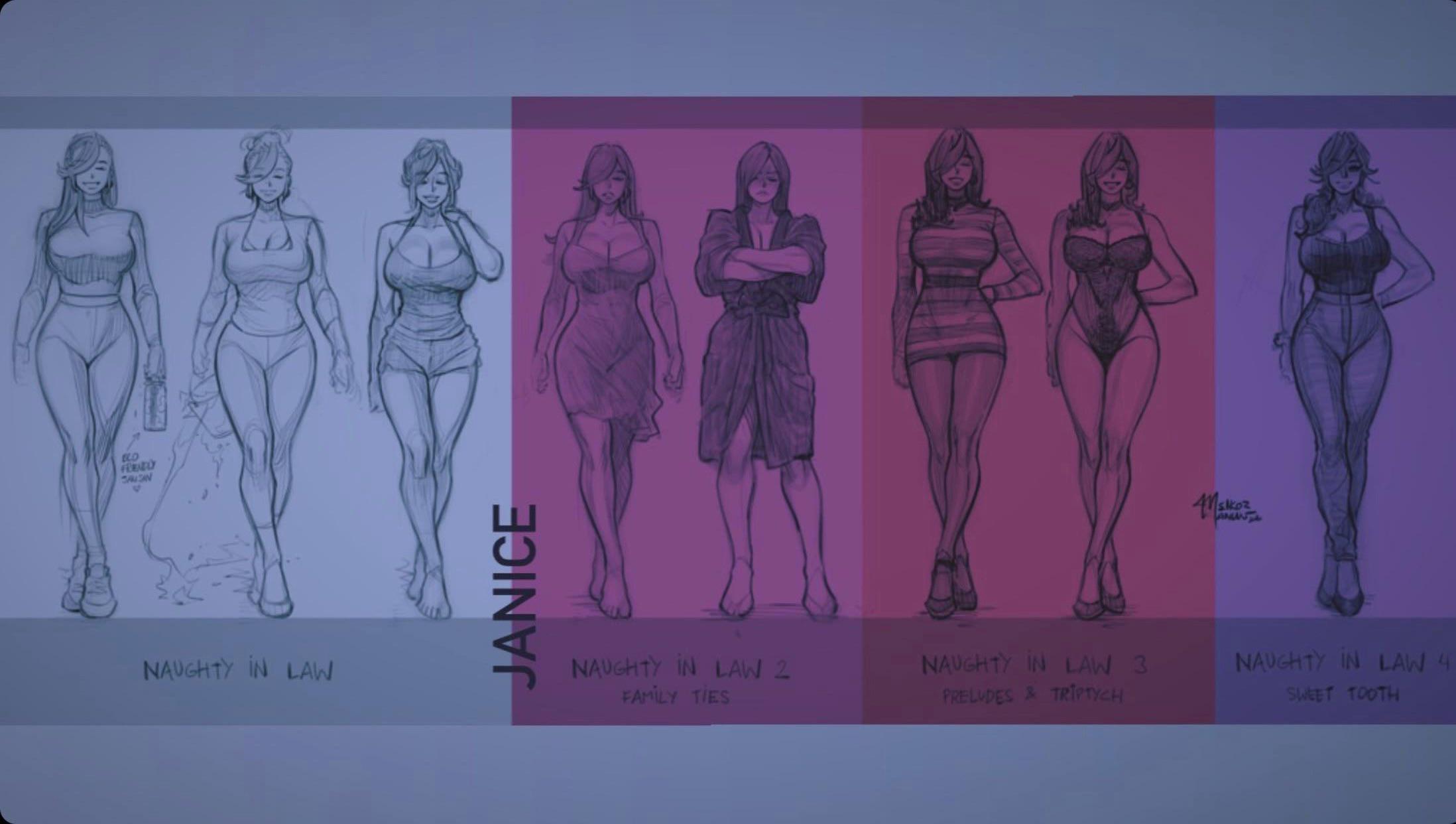 Janice Timeline Sketches | Scrolller