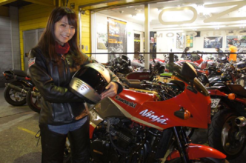 Japanese biker girl | Scrolller