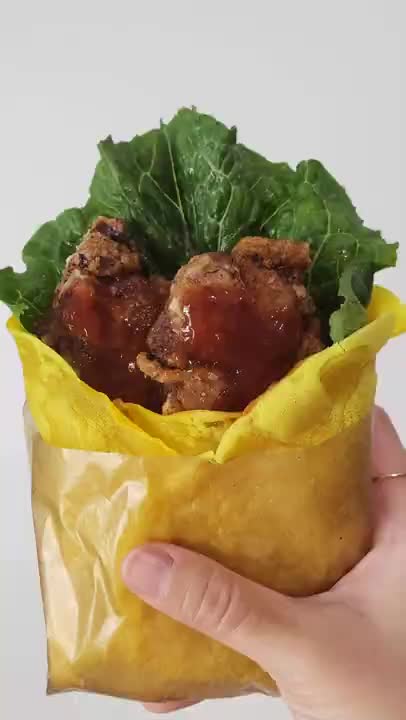 Japanese Fried Chicken Wrap from Shokugeki No Soma | Scrolller