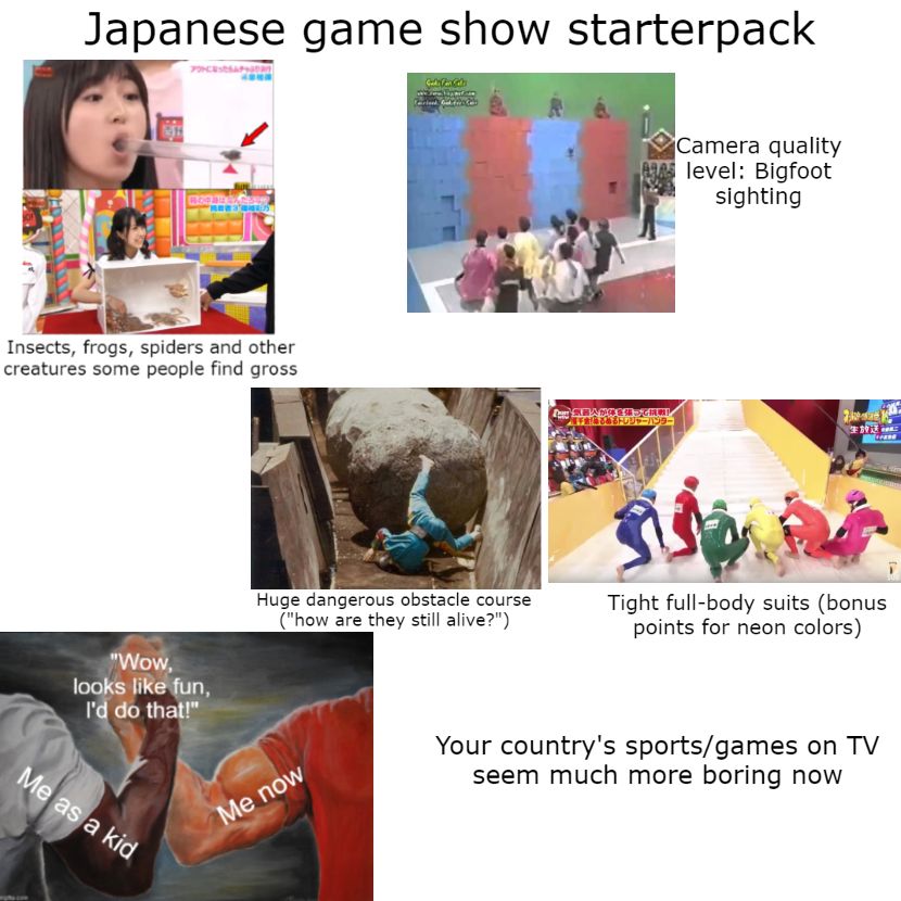 Japanese game show starterpack | Scrolller