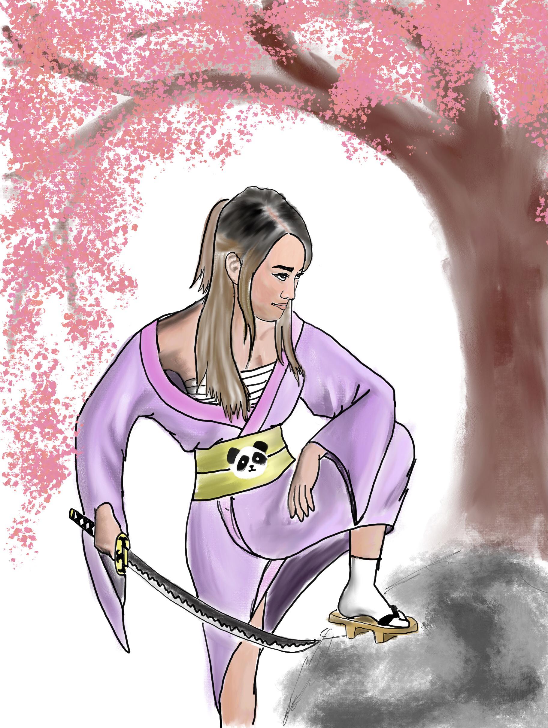 Jeannie the Panda Queen as a Samurai! | Scrolller