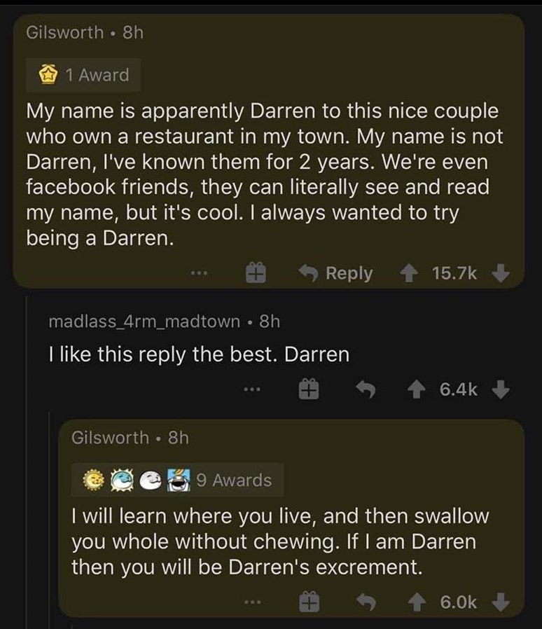 Jeez Darren | Scrolller