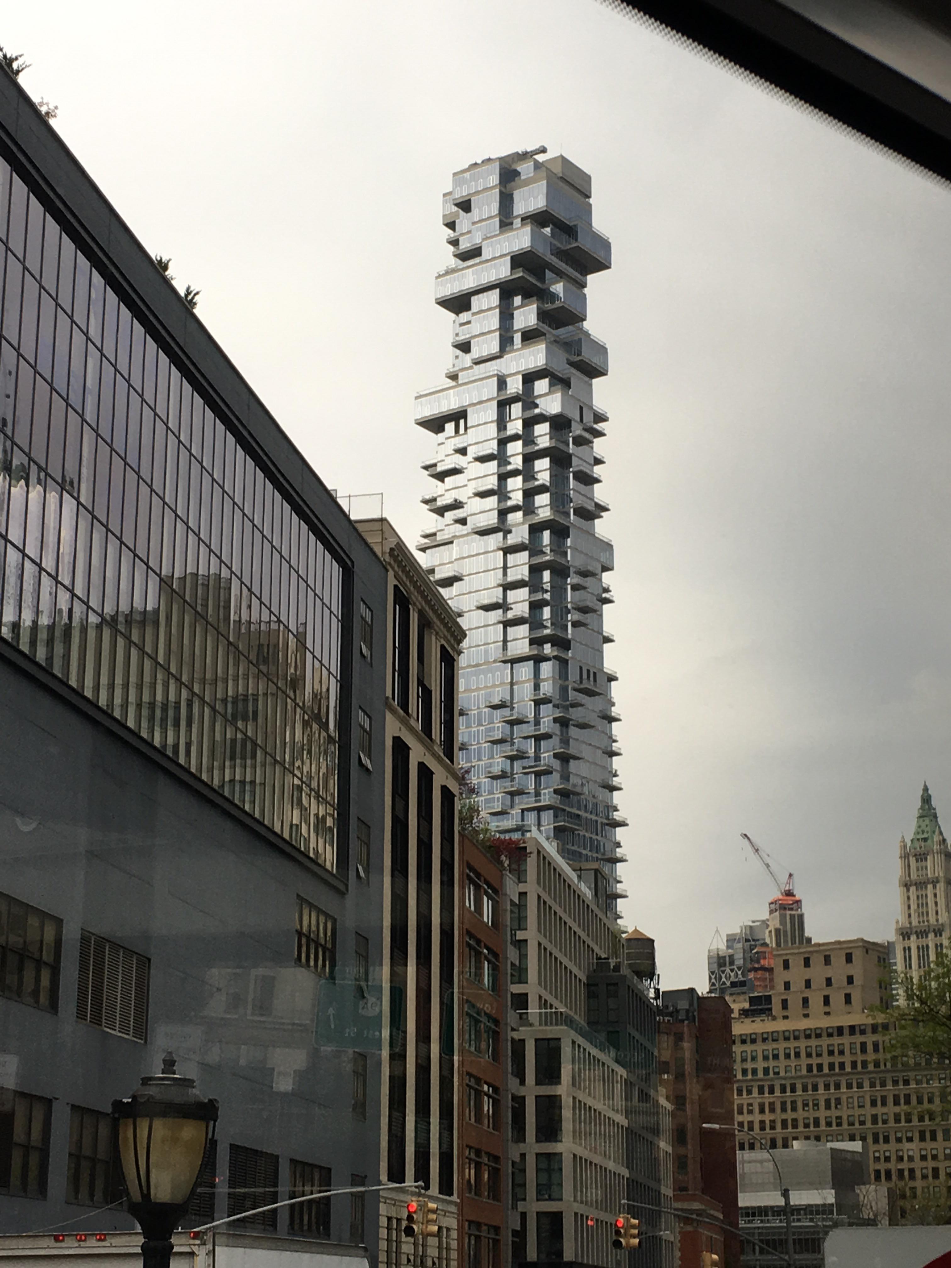 Jenga building aka 56 Leonard | Scrolller
