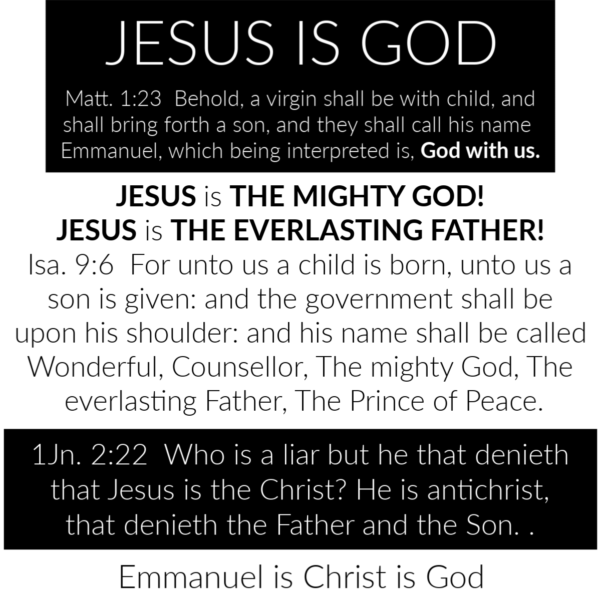 Jesus is God in the flesh | Scrolller