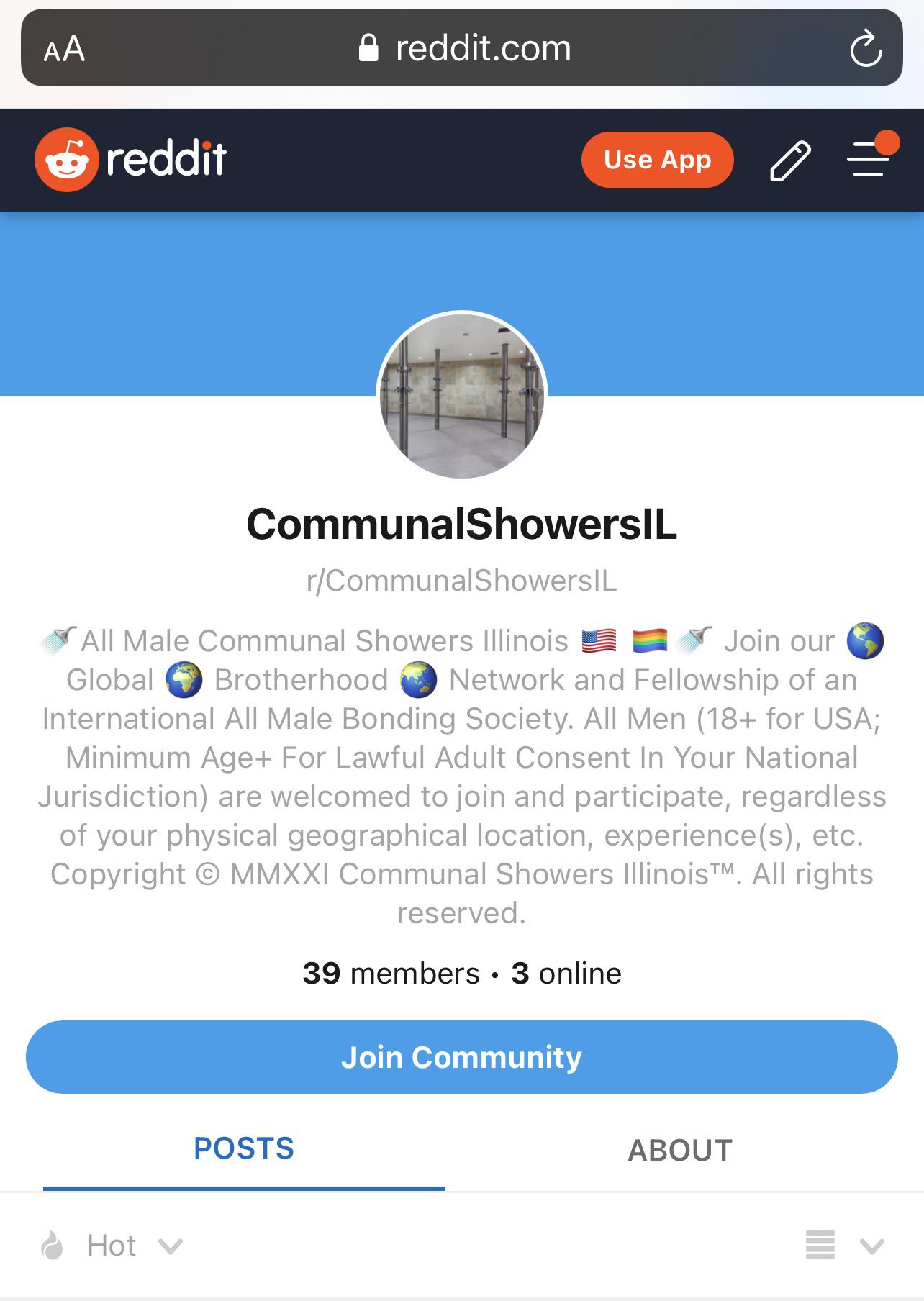 Join Our New International All Male Bonding Society r/CommunalShowersIL Chapter | Scrolller