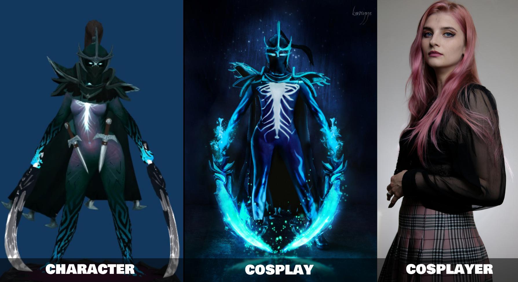 Joining in the character vs cosplay vs cosplayer trend - Phantom Assassin Arcana from DotA2 by ...