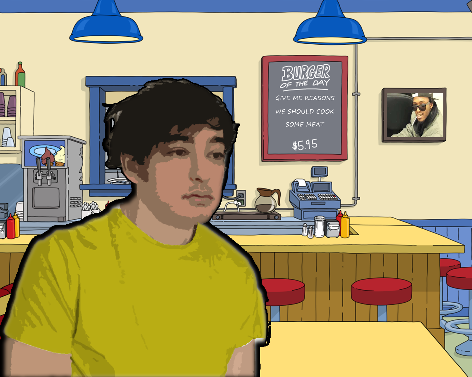 Joji as Gene from Bob's Burgers | Scrolller
