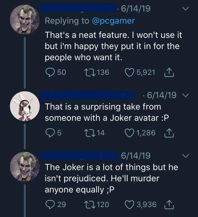 Joker profile pic redemption arc part 2 | Scrolller