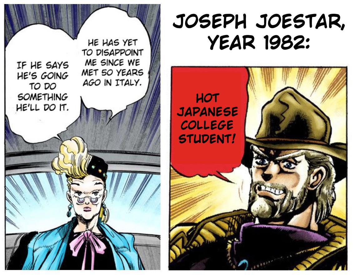 Joseph Joestar, a man of his word | Scrolller
