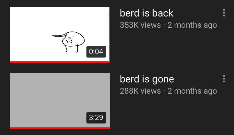 Journey of berd | Scrolller