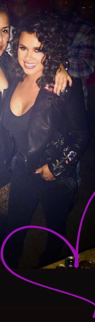 Joy Taylor IG Story Black Jacket | Scrolller