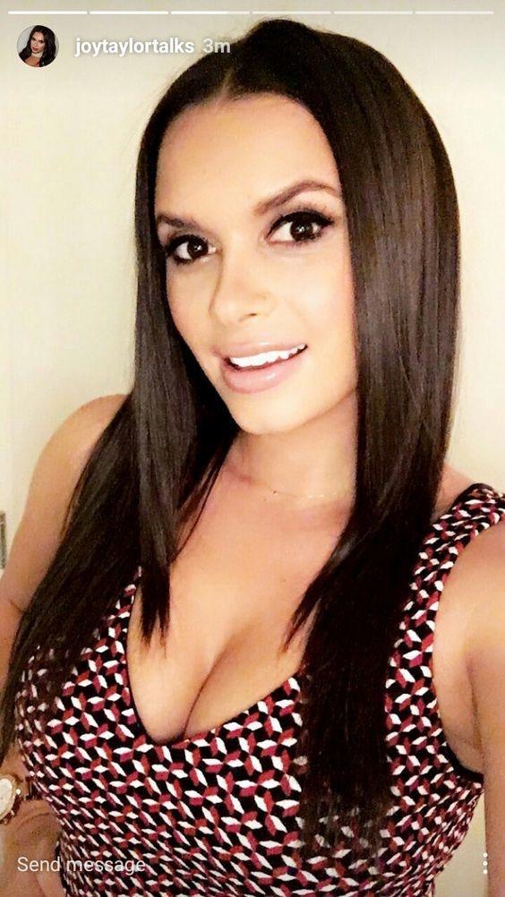 Joy Taylor Red and Black Dress | Scrolller