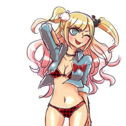 Junko in a denim jacket and underwear | Scrolller