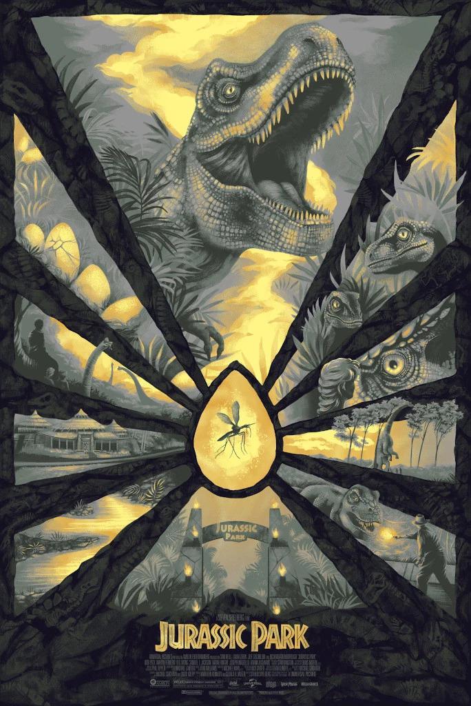 "Jurassic Park" by artist Bella Grace (through Vice Press) | Scrolller