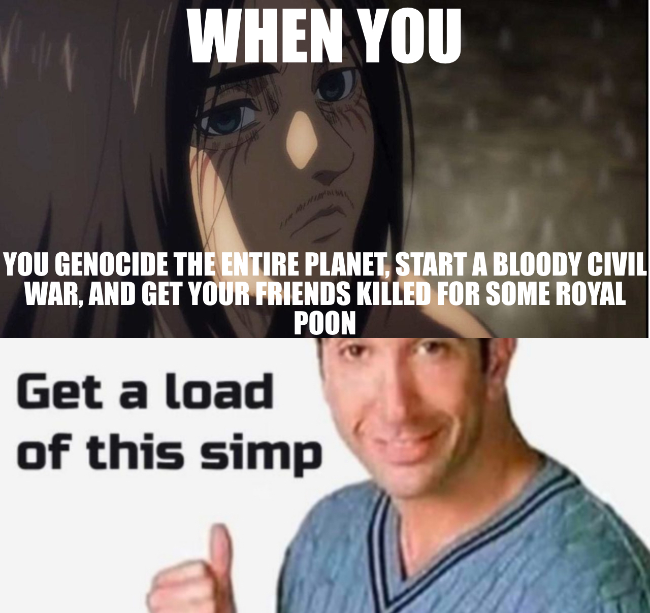 Just a lil' Eren slander | Scrolller