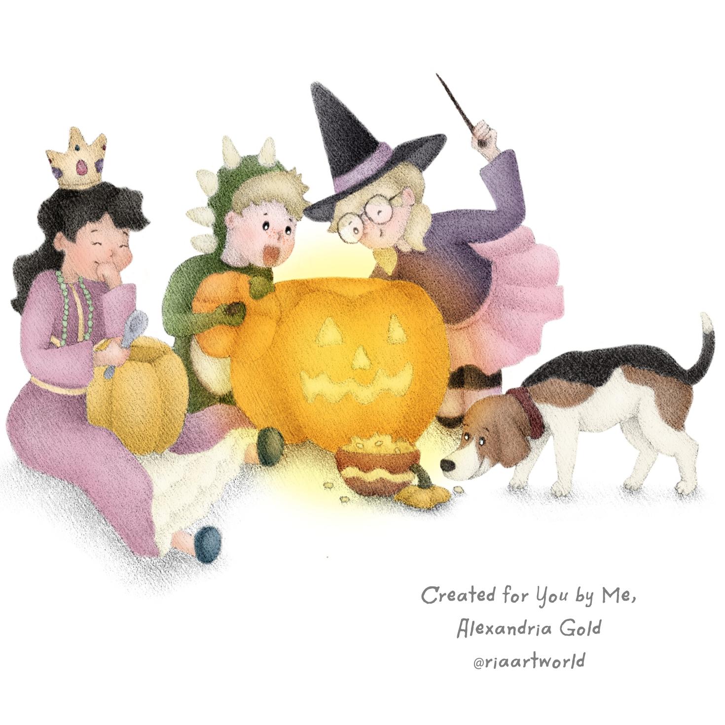 Just a little Halloween Spot Illustration. I'm thinking of making a ...