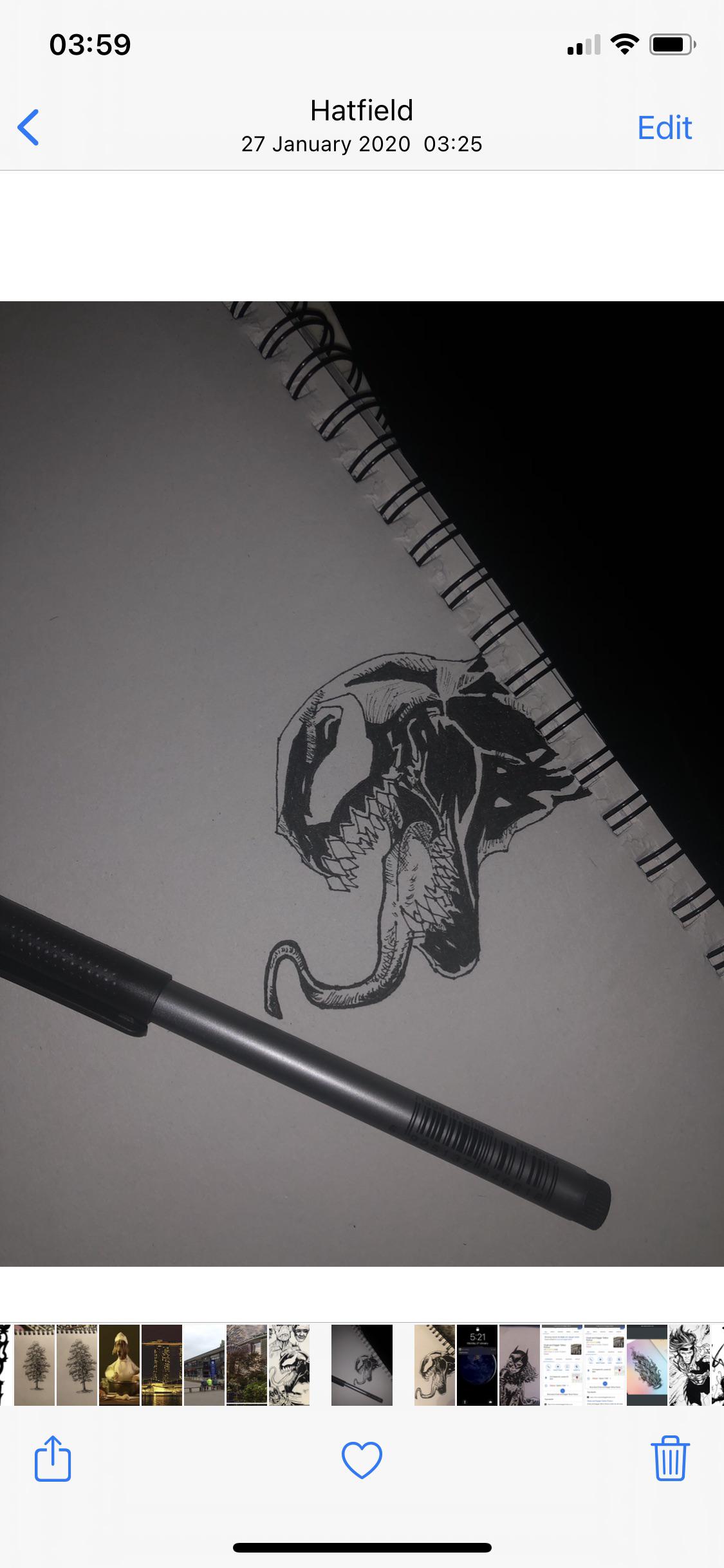 Just a quick venom doodle up | Scrolller
