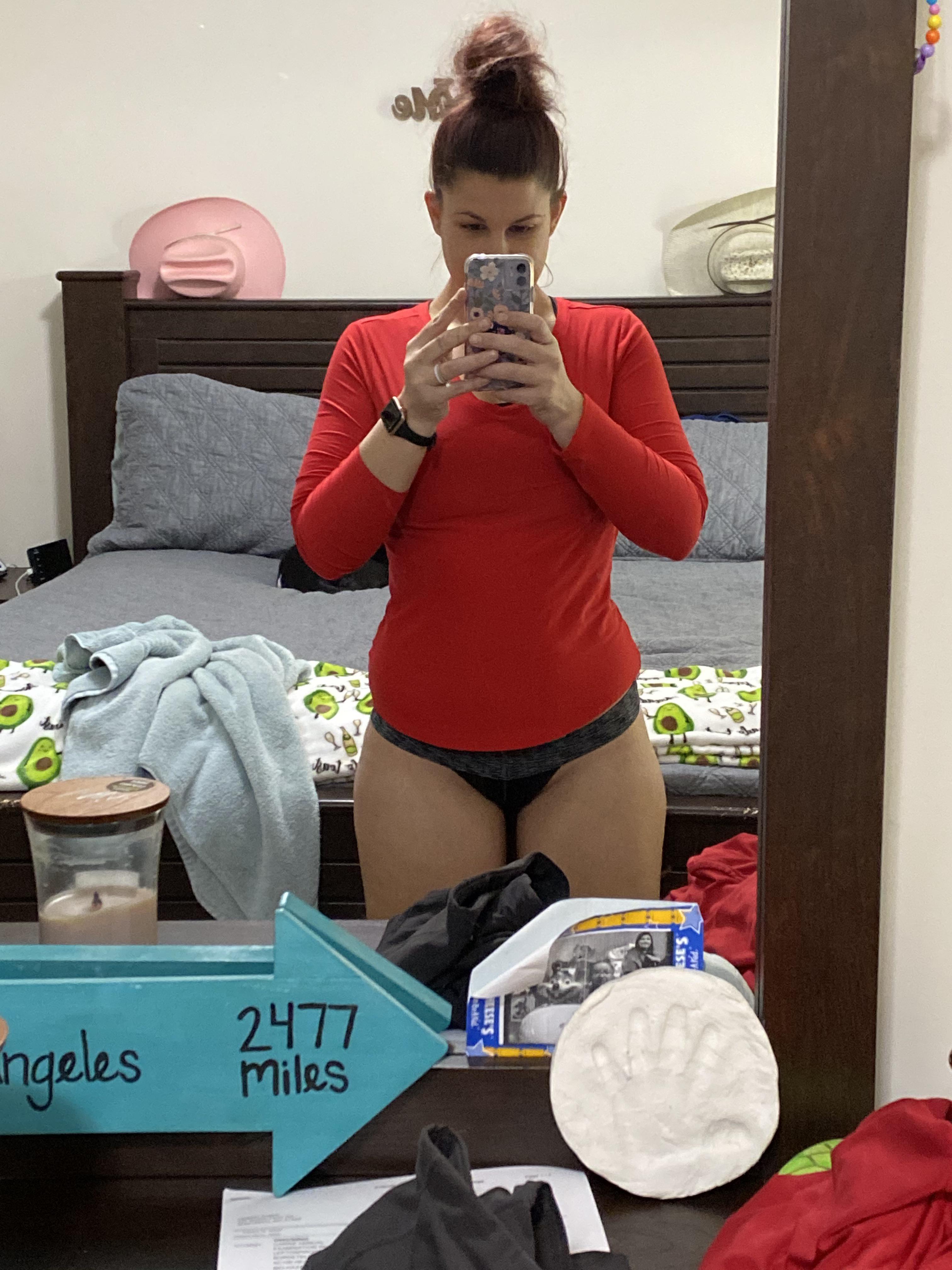 Just a selfie in her undies!!!! | Scrolller