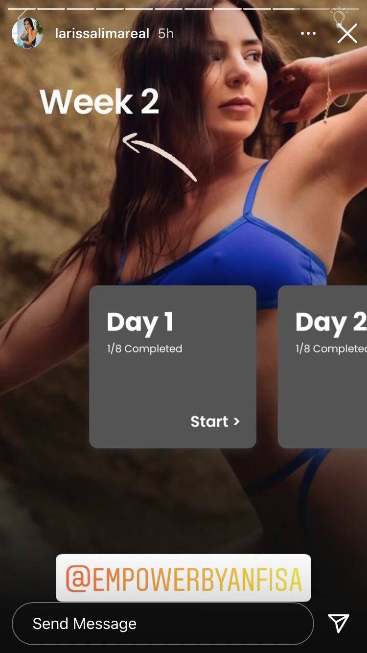 Just came here to say how cute I think it is Larissa is supporting Anfisa and doing her ...