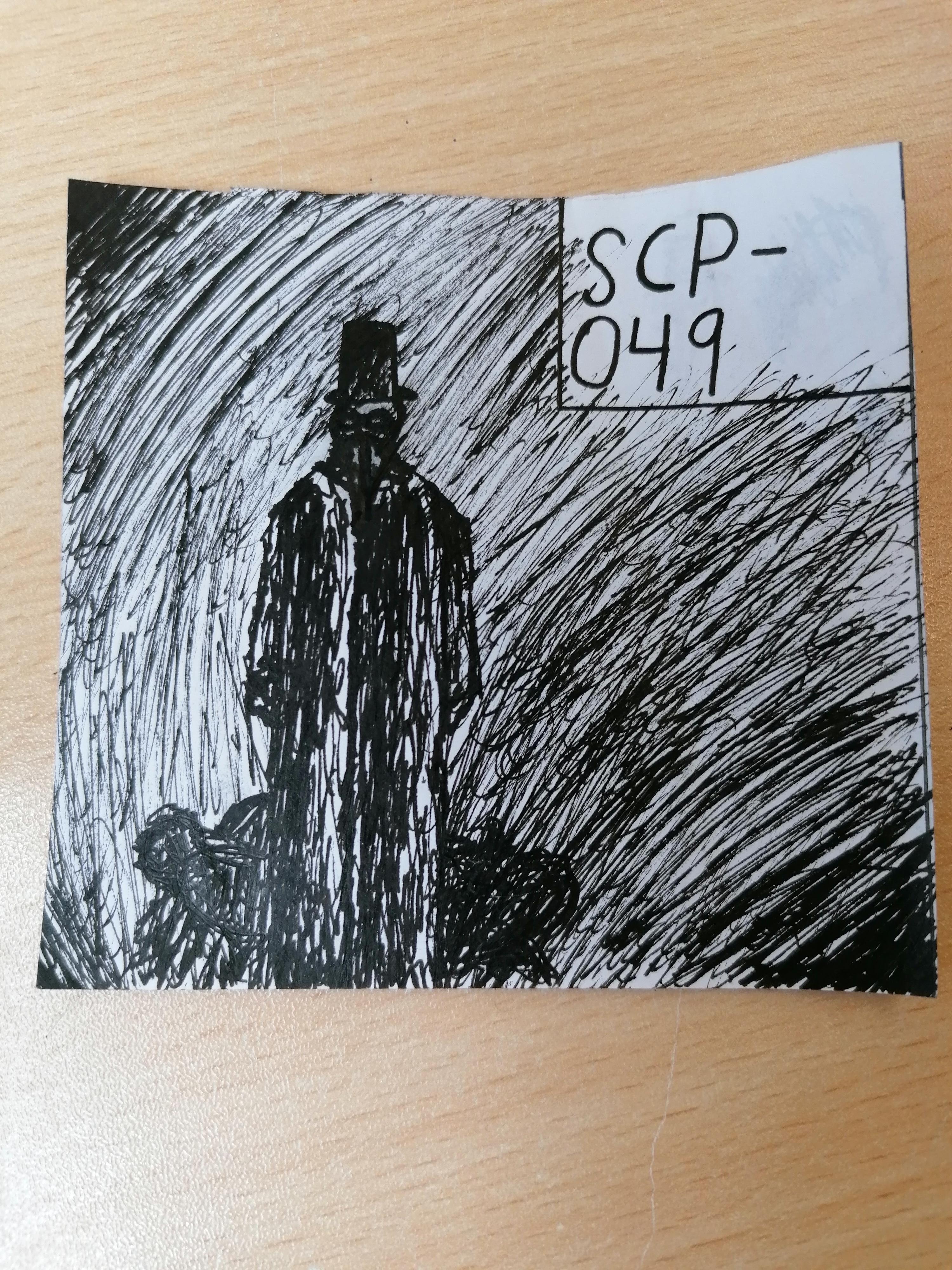 Just Drew This Depiction Of Scp 049 Scrolller