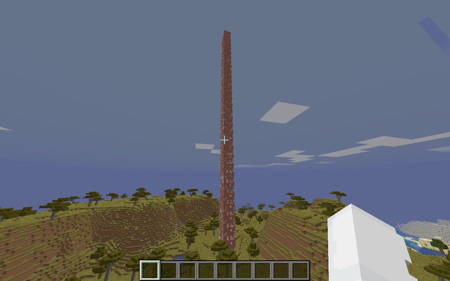 Just finished building one of the tallest houses in Minecraft. It 212 blocks tall, and I can ...
