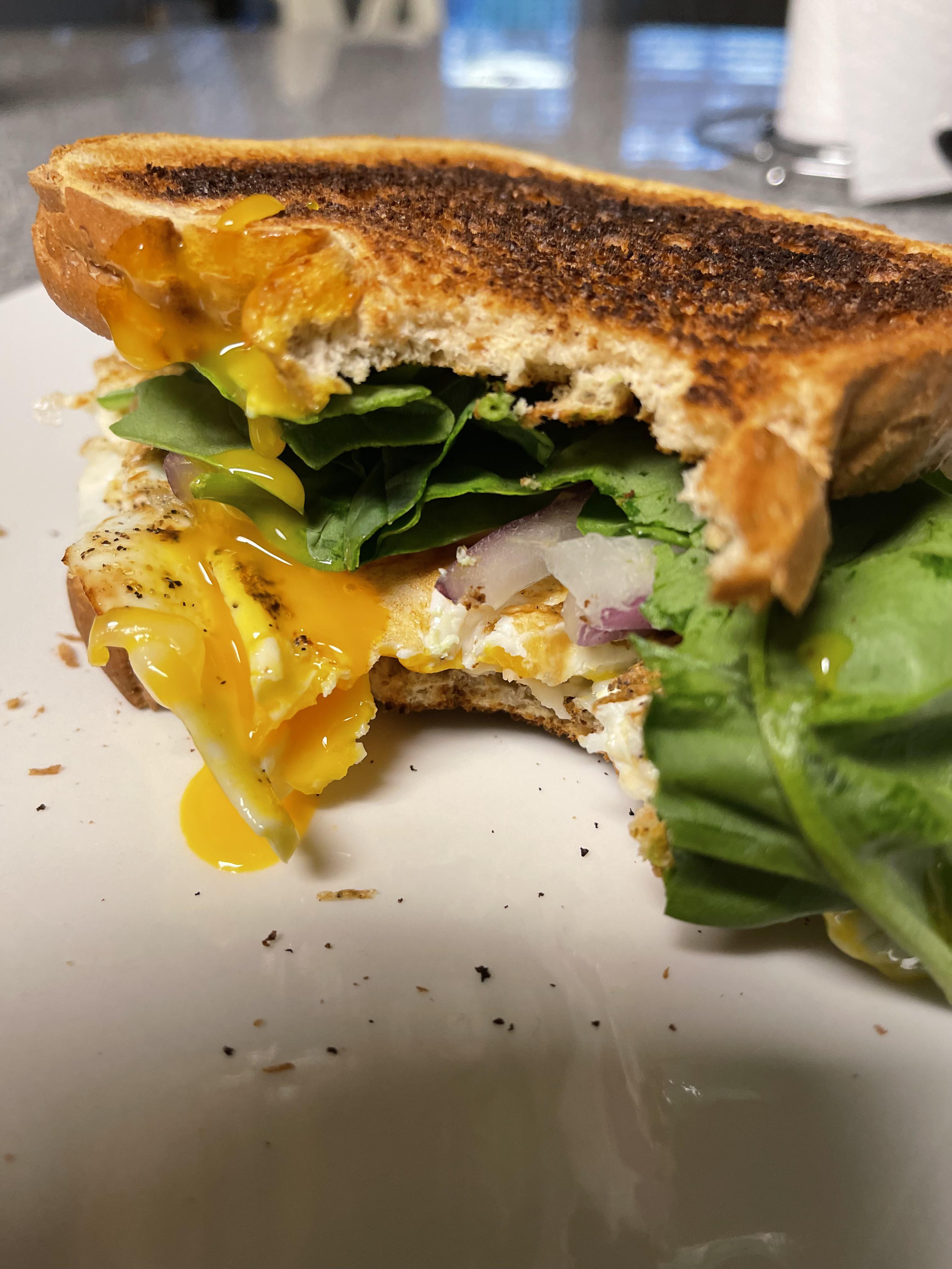 Just your late night egg sandwich. | Scrolller
