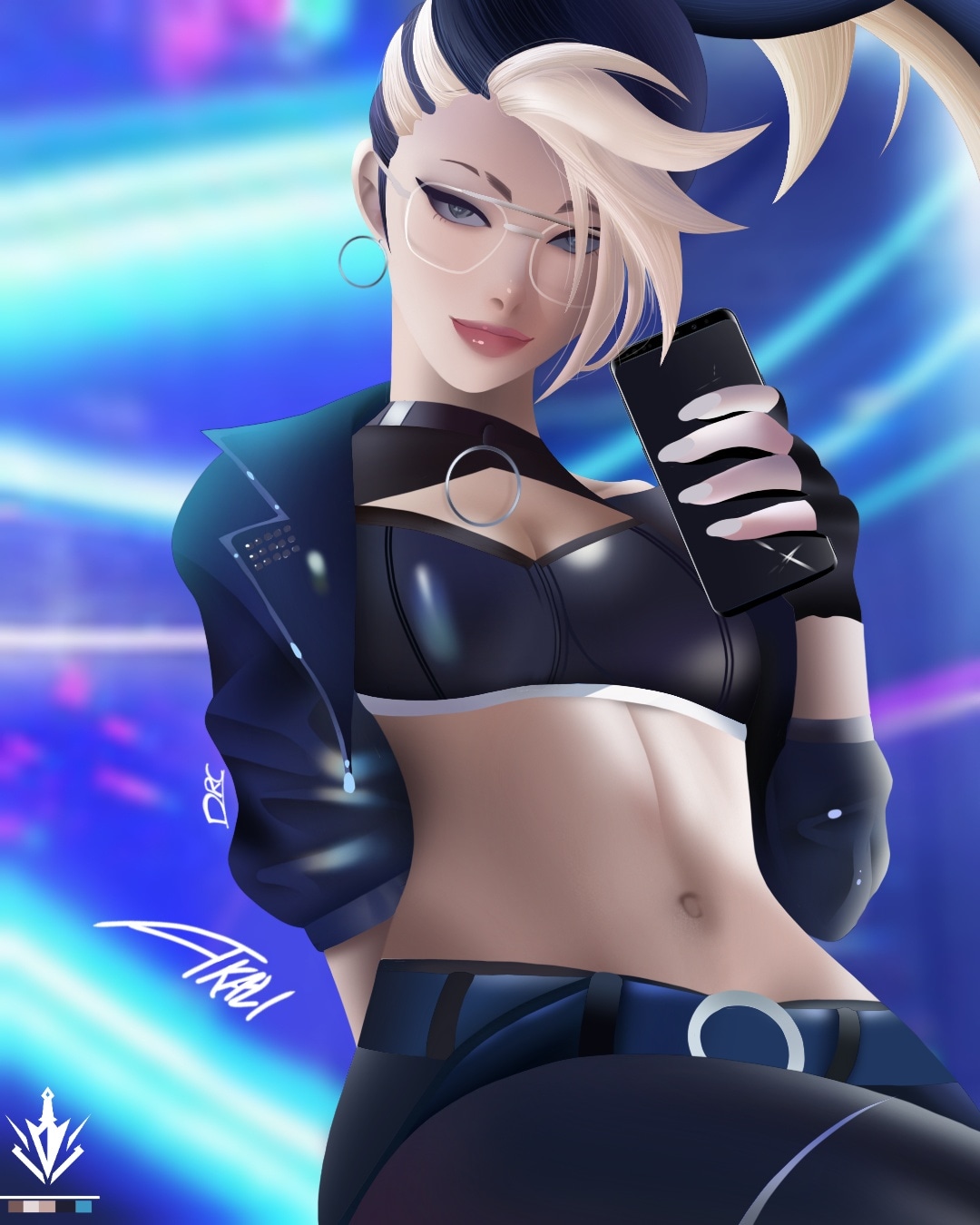 K/DA Akali (Took some liberties with her outfit ^^) | Scrolller