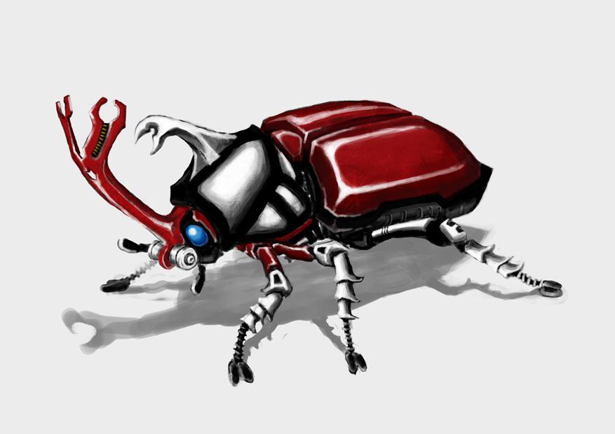 Kabuto but he's an actual beetle | Scrolller