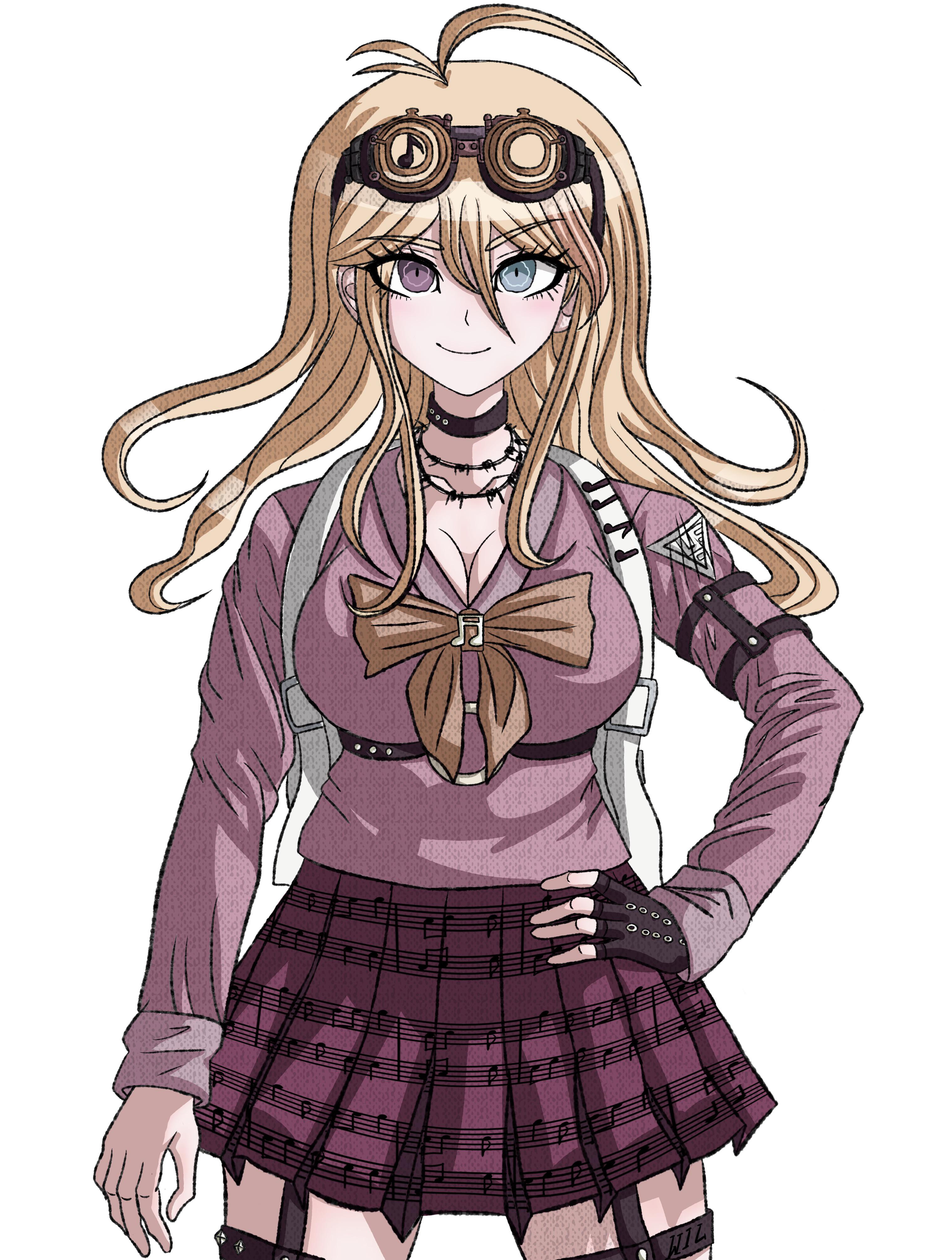 kaede akamatsu + miu iruma fusion sprite edit i made ! :] (u/WhoopsItsLily) | Scrolller