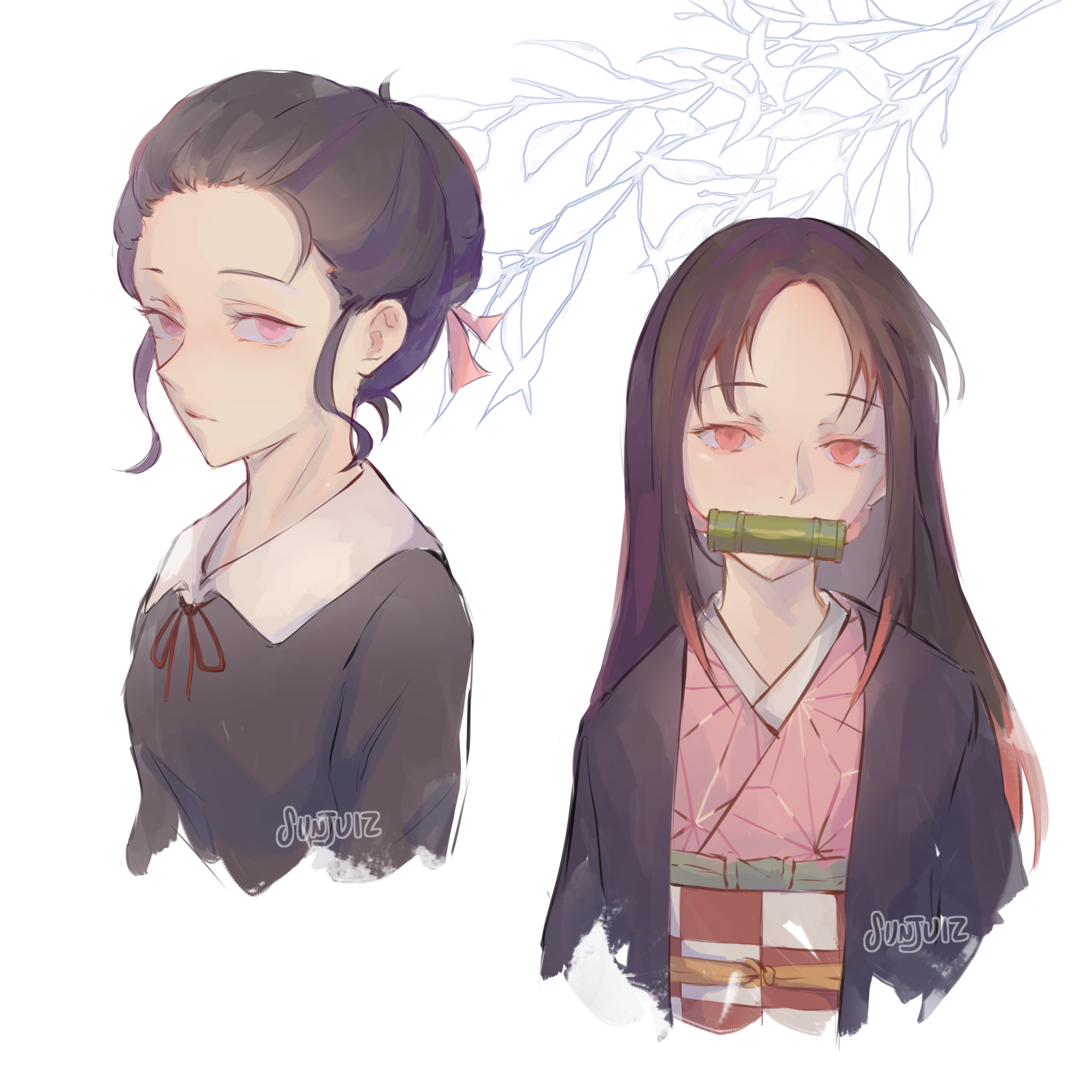 Kaguya/Nezuko crossover (OC) | Scrolller